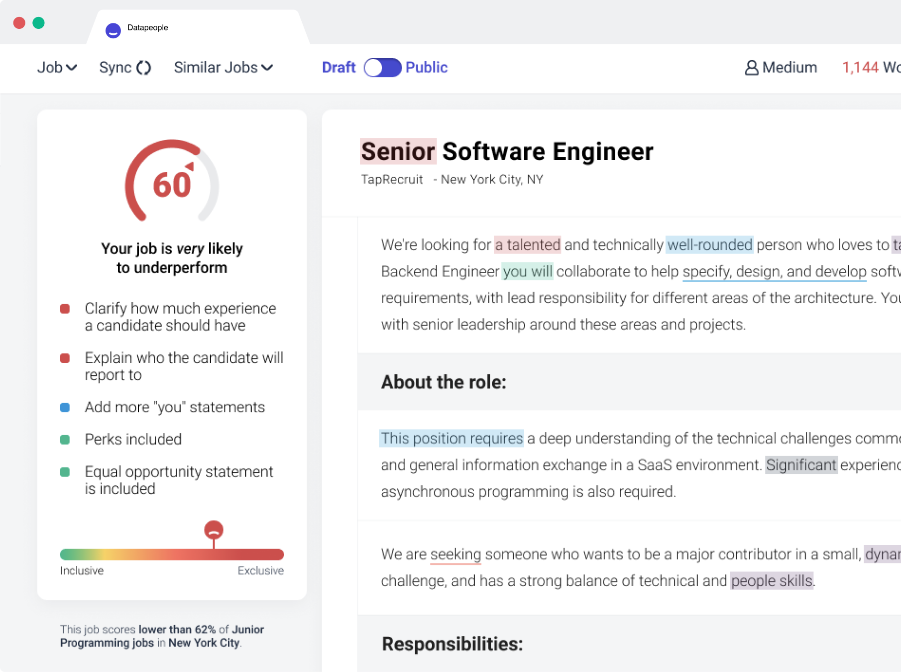 Data-driven Hiring Platform